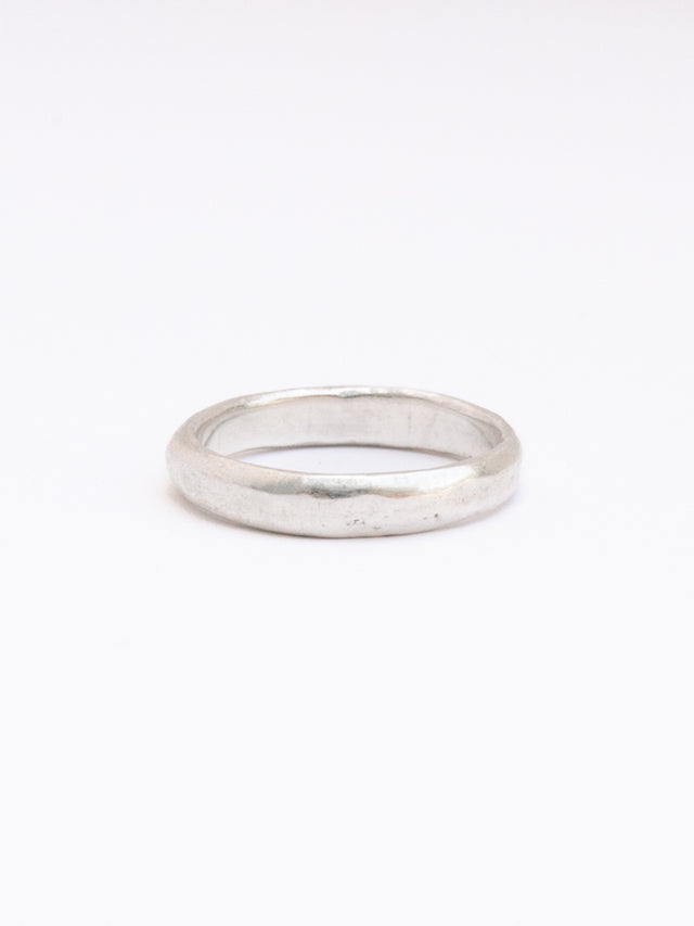 Cypress 4mm Band - Thin Mens Wedding Band in Silver, 14k or 18k Gold ...